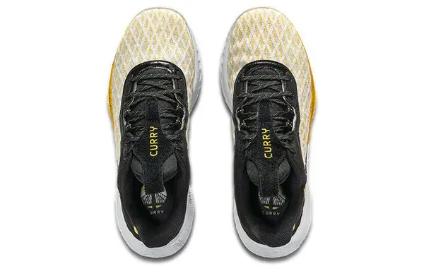 Under Armour Curry Flow High Top Sneakers - White/black/yellow