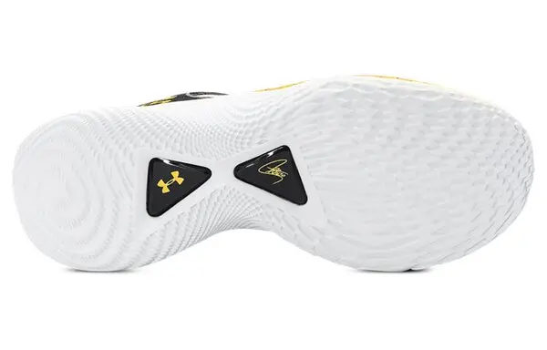 Under Armour Curry Flow High Top Sneakers - White/black/yellow