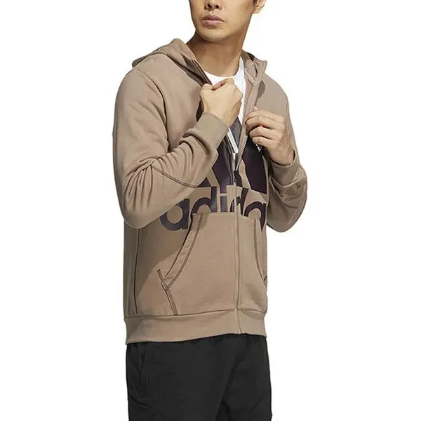 Adidas Logo Zippered Hoodie