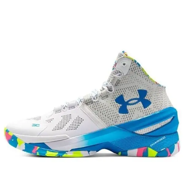 Under Armour Curry 2 Retro "splash Party - White/blue/pink