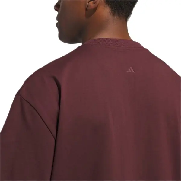 Adidas Basketball T-shirt Asia Sizing 'burgundy