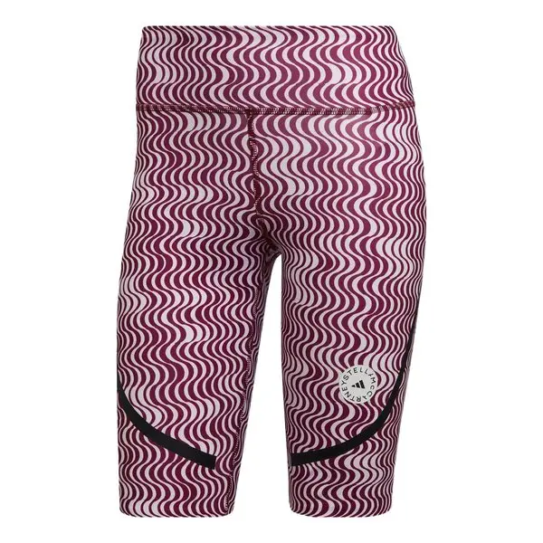 Adidas By Stella Mccartney Truepurpose Printed Cycling Leggings - Pink/black