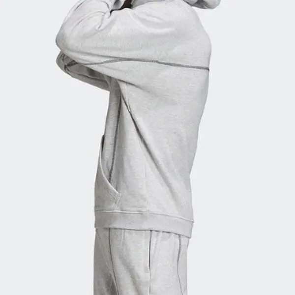 Adidas Solid Color Hoodie With Drawstring - Multi-color