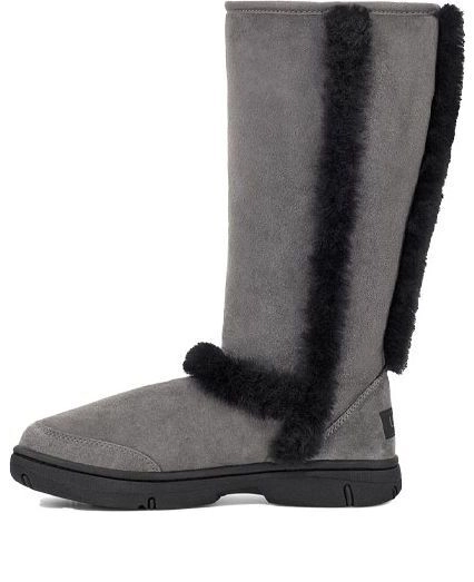 UGG Sunburst Tall Boots - Black/gray