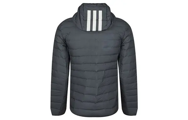 Adidas Hooded Down Jacket With Logo