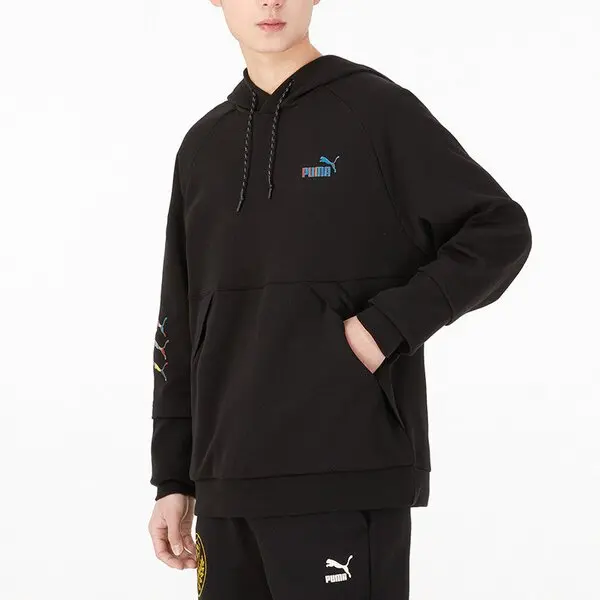 PUMA Logo Print Hoodie