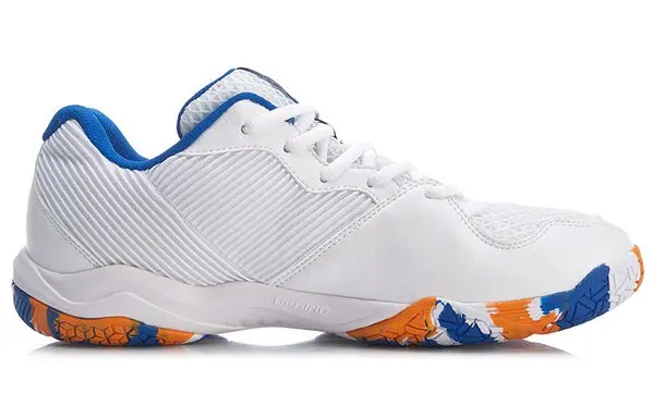 LI-NING Sound Wave 2 Athletic Sneakers - White/blue/orange