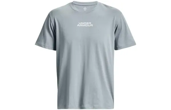 Under Armour Outline Heavyweight T-shirt 'grey Blue