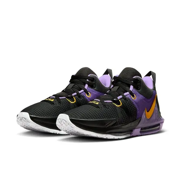 Nike Lebron Witness Ep Lakers Athletic Sneakers - Blackpurple