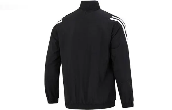 Adidas Classic Logo Printing Zipper Hooded Jacket