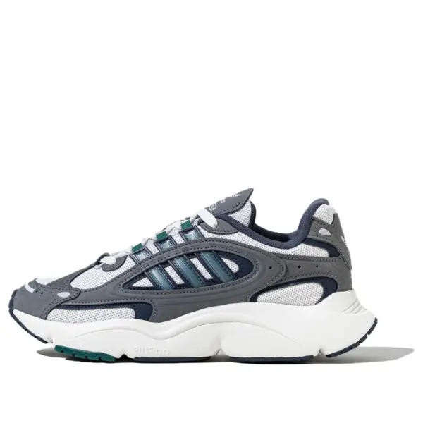 Adidas Ozmillen Lace Up Sneakers - Grey/green