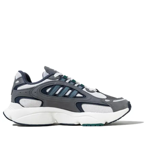 Adidas Ozmillen Lace Up Sneakers - Grey/green