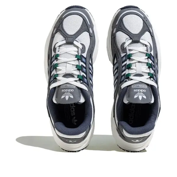 Adidas Ozmillen Lace Up Sneakers - Grey/green