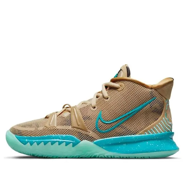 Nike Kyrie 7 'ripple' Basketball Shoes - Brown/blue