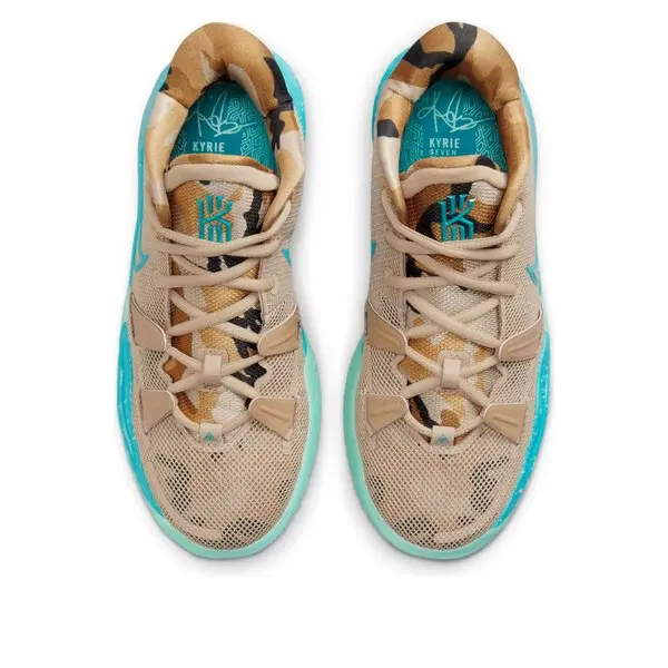 Nike Kyrie 7 'ripple' Basketball Shoes - Brown/blue