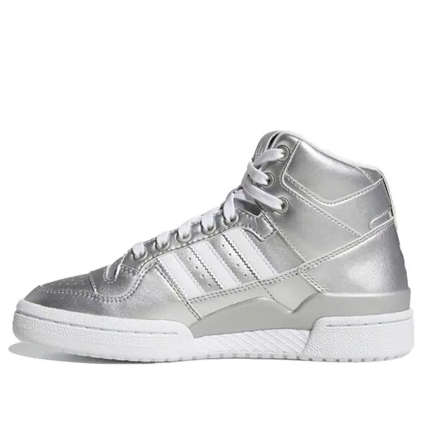 Adidas Originals Forum Mid Sneakers - Silver/white