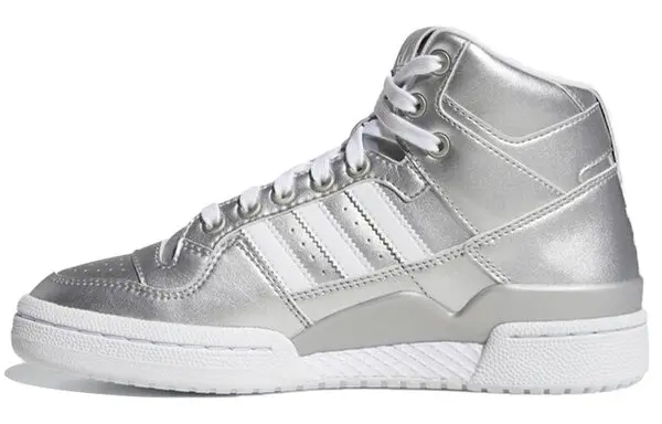 Adidas Originals Forum Mid Sneakers - Silver/white
