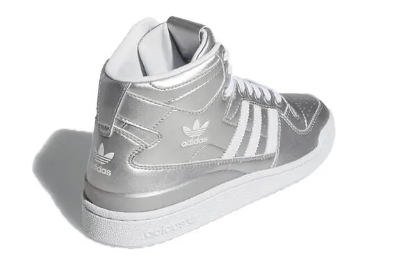 Adidas Originals Forum Mid Sneakers - Silver/white