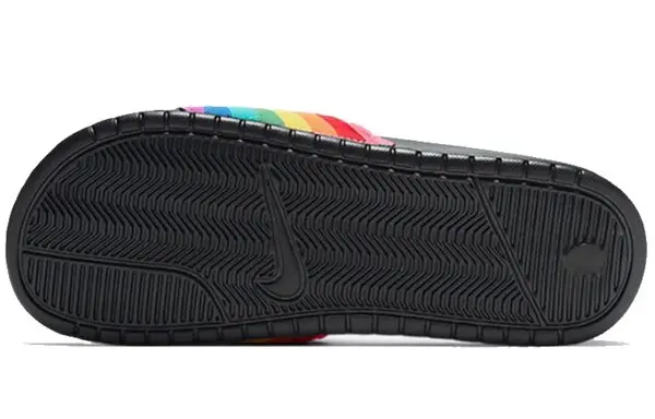 Nike Benassi Jdi 'be True' Slides - Black/multi-color