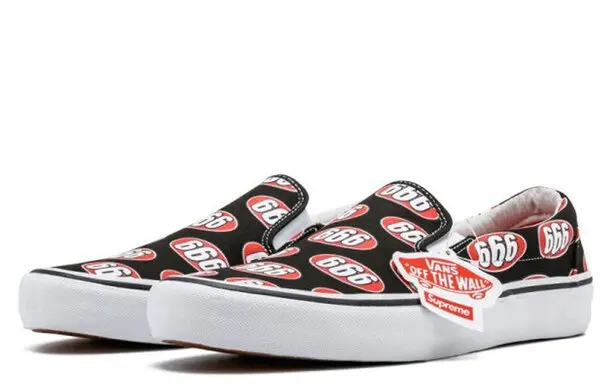 VANS Supreme X Slip-on '666 - Black