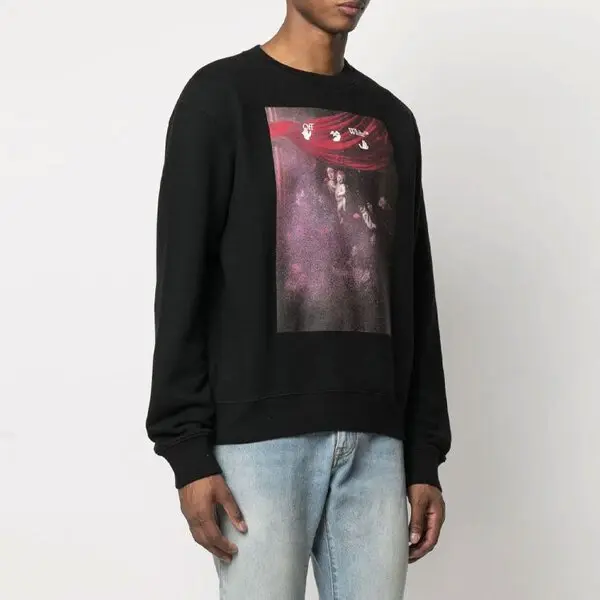 Off-White Arrows Motif Crewneck Sweatshirt