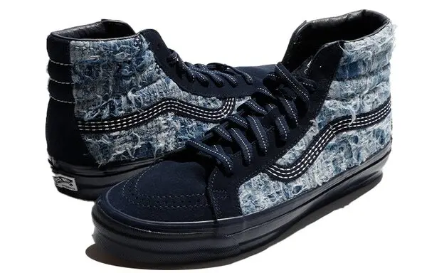 VANS X Fdmtl Og Sk8-hi Lx "distressed Indigo
