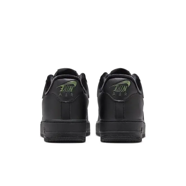 Nike Force 1 Low Lace Up Sneakers - Black/multi-color