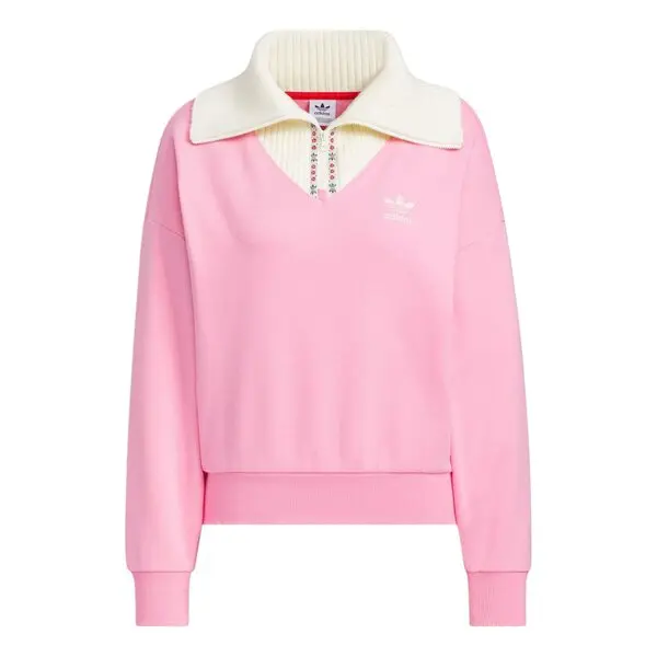 Adidas Originals X Feifei Ruan Crewneck Sweatshirt - Pink