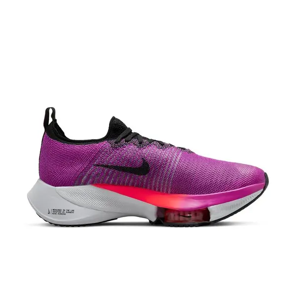 Nike Zoom Tempo Next% Flyknit Running Shoes - Hyper Violet/black/flash Crimson