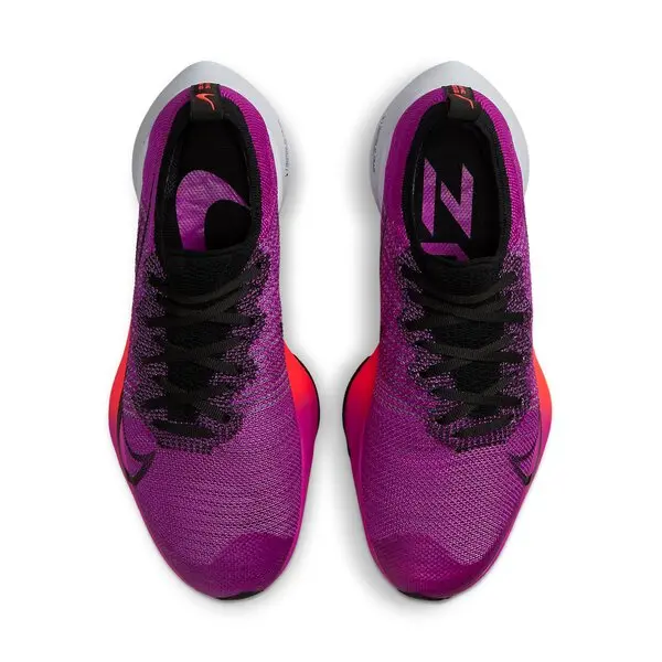 Nike Zoom Tempo Next% Flyknit Running Shoes - Hyper Violet/black/flash Crimson