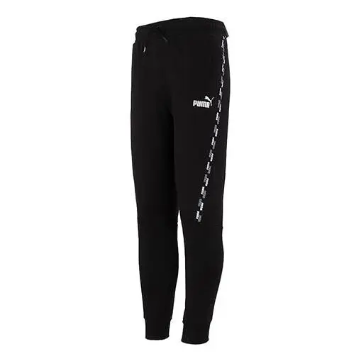 PUMA Power Tape Sweat Pants Fl Cl Logo - Black