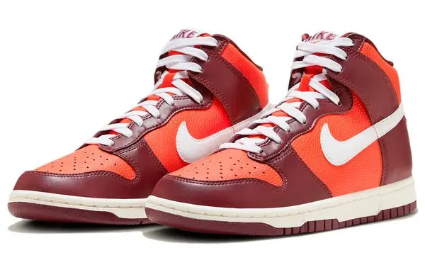Nike Dunk High "be True To Her School - Red/orange/white
