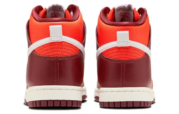 Nike Dunk High "be True To Her School - Red/orange/white
