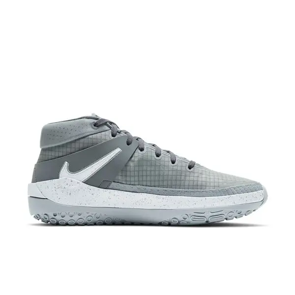 Nike Kd Tb 'wolf White' Basketball Sneakers - Grey