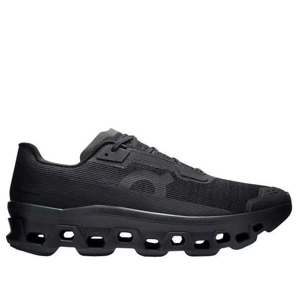 On Cloudmonster Void Sneakers - Black/black
