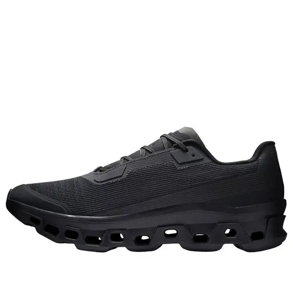 On Cloudmonster Void Sneakers - Black/black