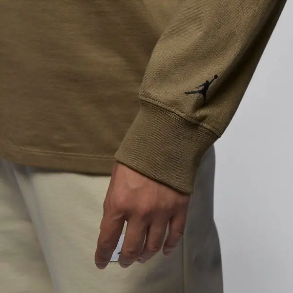 JORDAN X Nike Long-sleeve Graphic T-shirt - Olive Green