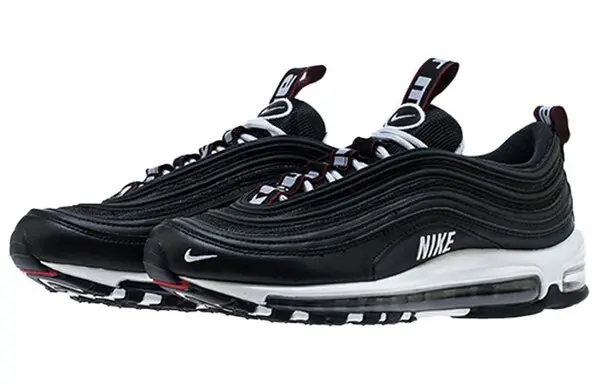 Nike Max 97 Premium Sneakers - Black/white-varsity Red