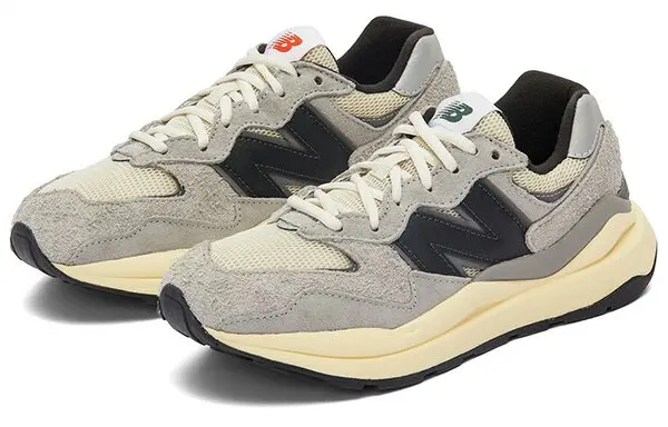 NEW BALANCE 57/40 "grey White Black - Gray/light Khaki