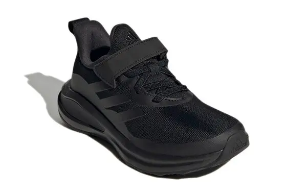 Adidas Fortarun Elastic Lace K 'triple Sneakers