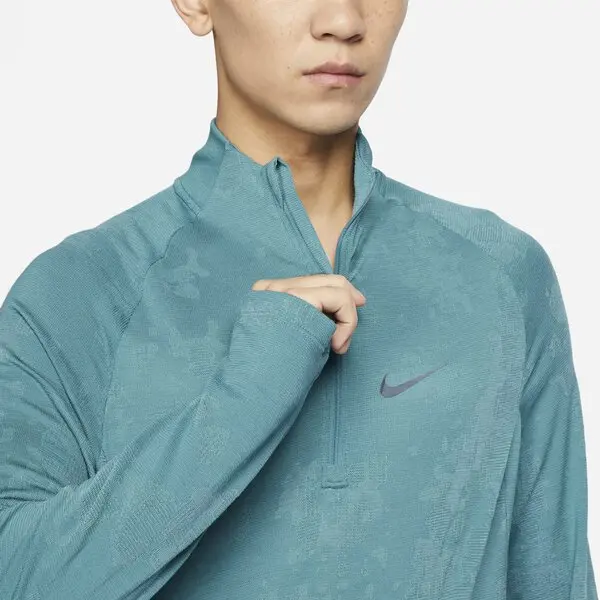 Nike Therma-fit Repel Element 1/2 Zip Long Sleeve T-shirt - Green