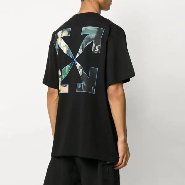 Off-White Caravaggio Painting Short Sleeve T-shirt - Black