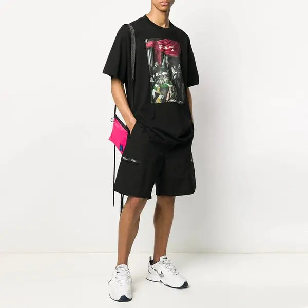 Off-White Caravaggio Painting Short Sleeve T-shirt - Black