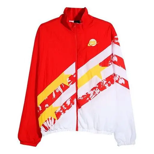 Nike As Nk Throwback Jacket - Yellow