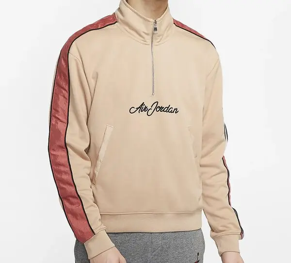 JORDAN Remastered Stand Collar Half-zip Top