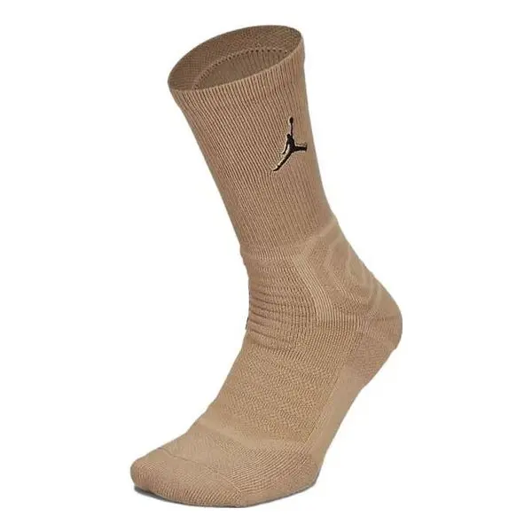 JORDAN Air Everyday Crew Socks - Brown