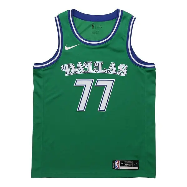 Nike Nba Luka Doncic Dallas Mavericks 2021/22 Classic Edition Swingman Jersey #77 - Green