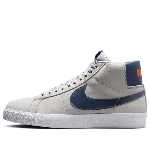 Nike Zoom Blazer Mid Sneakers - Wolf Grey/midnight Navy