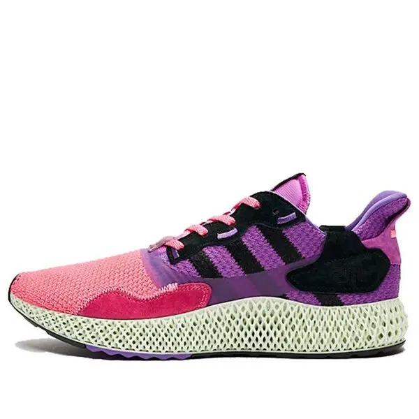 Adidas X Sneakersnstuff Zx 4000 4d 'sunset' Athletic Sneakers - Purple