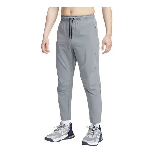 Nike Dri-fit Straight Leg Versatile Pants - Smoke Grey/black/smoke Grey